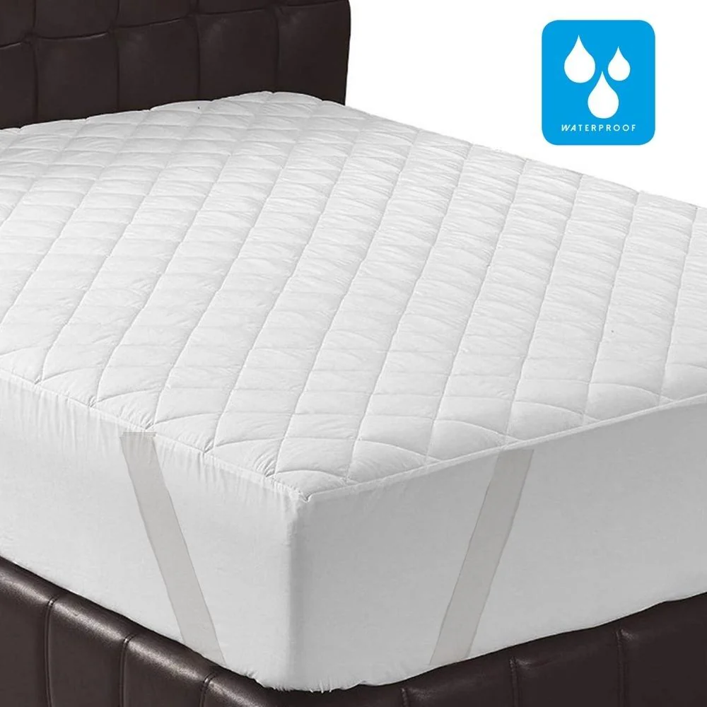 Cubre Colchón Impermeable Queen 60" x 80" x 12" Con Banda Y Elástico 8. ...